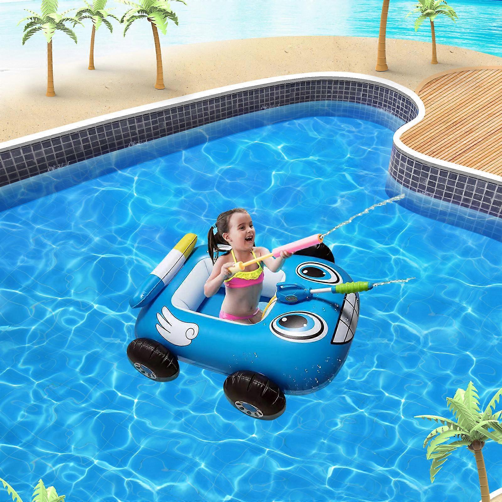 Inflatable Fire Pool Float For Kids With Built-in Squirt, Inflatable ...