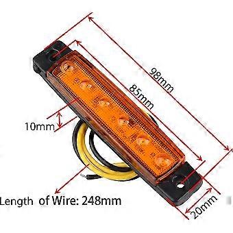 10 Pack 12v 6 Smd Led Side Marker Lights Front And Rear Marker Lights ...