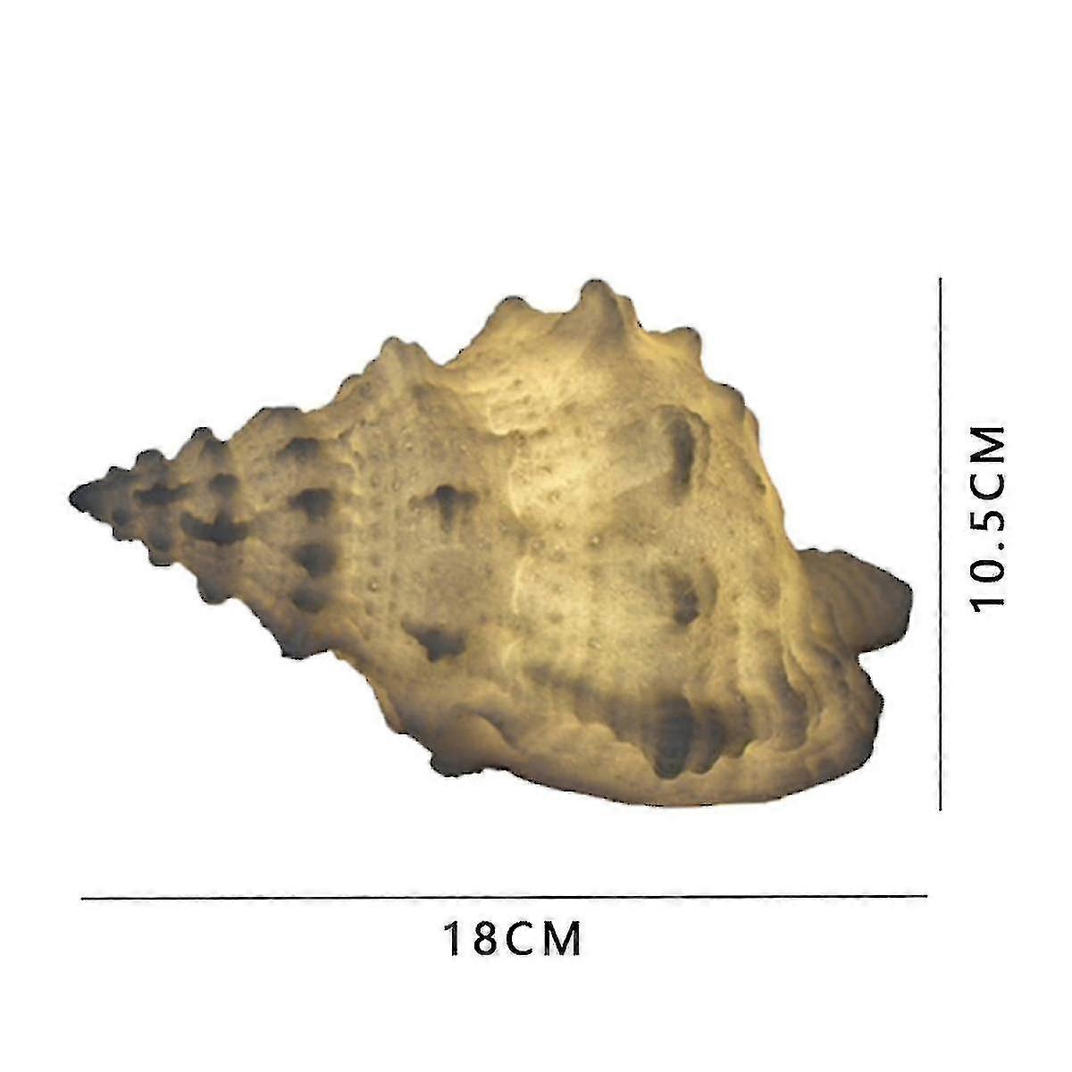 Portable Conch Shell Beach Themed Night Light For Kids Adults Bedroom ...