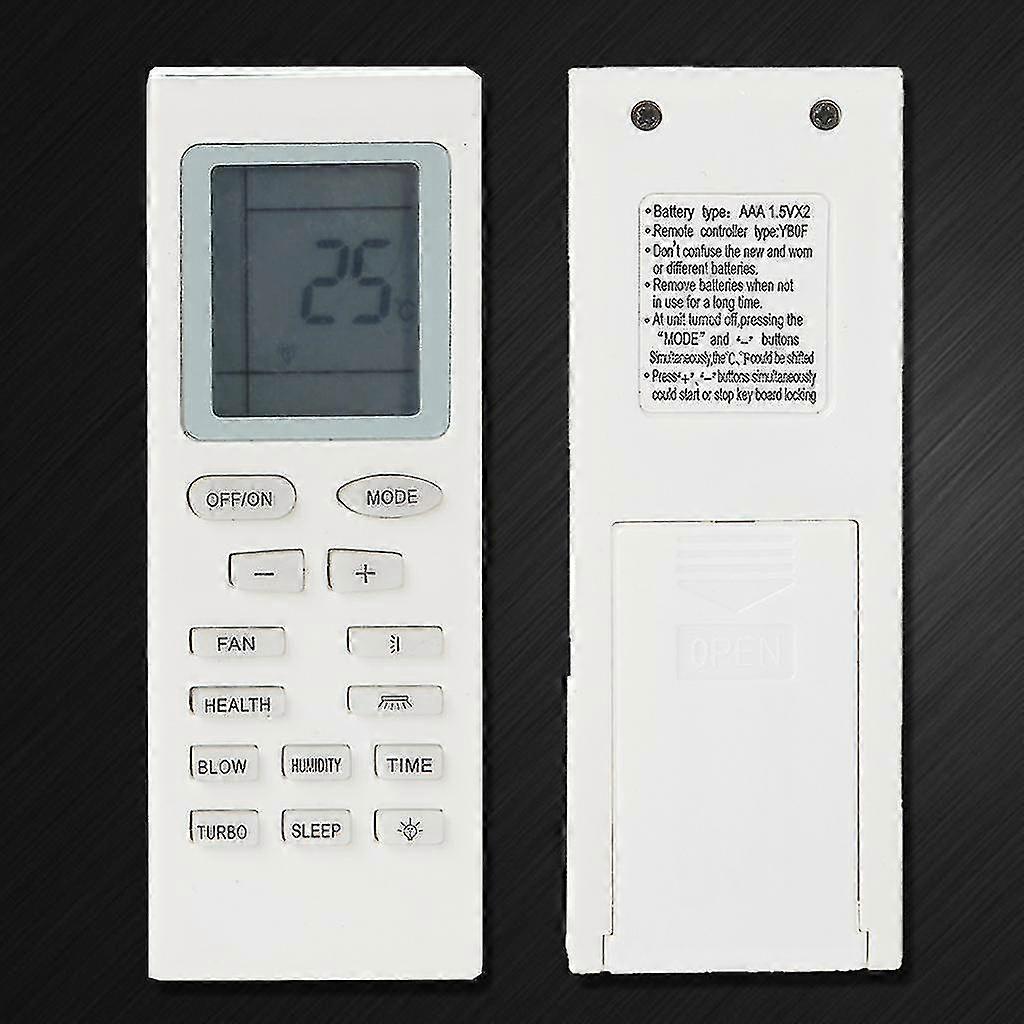 Replacement Air Conditioner Remote Control Compatible-for Gree Yb1fa ...