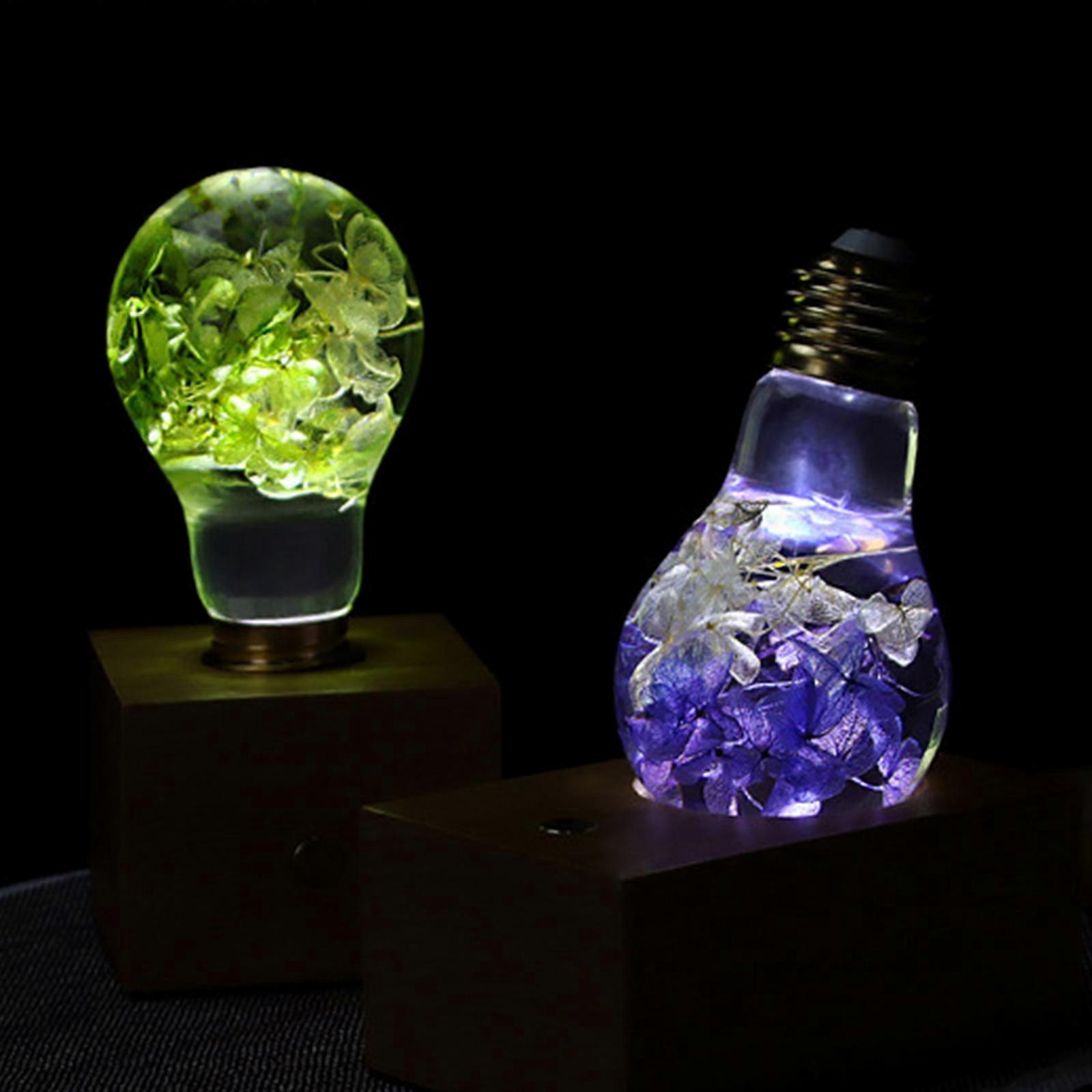 Light Bulb Making Silicone Mold DIY Handmade Atmosphere Lighting Making ...