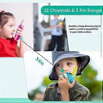 2Pcs RT388 Mini Portable Handheld Walkie Talkie Two Way Radio Children ...