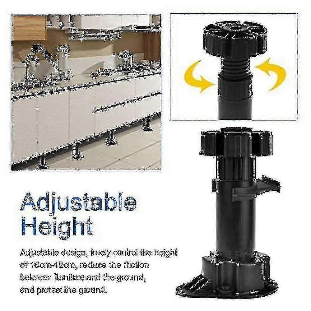 20pcs Furniture Feet Adjustable Cupboard Foot Leg Unit Cabinet Legs ...