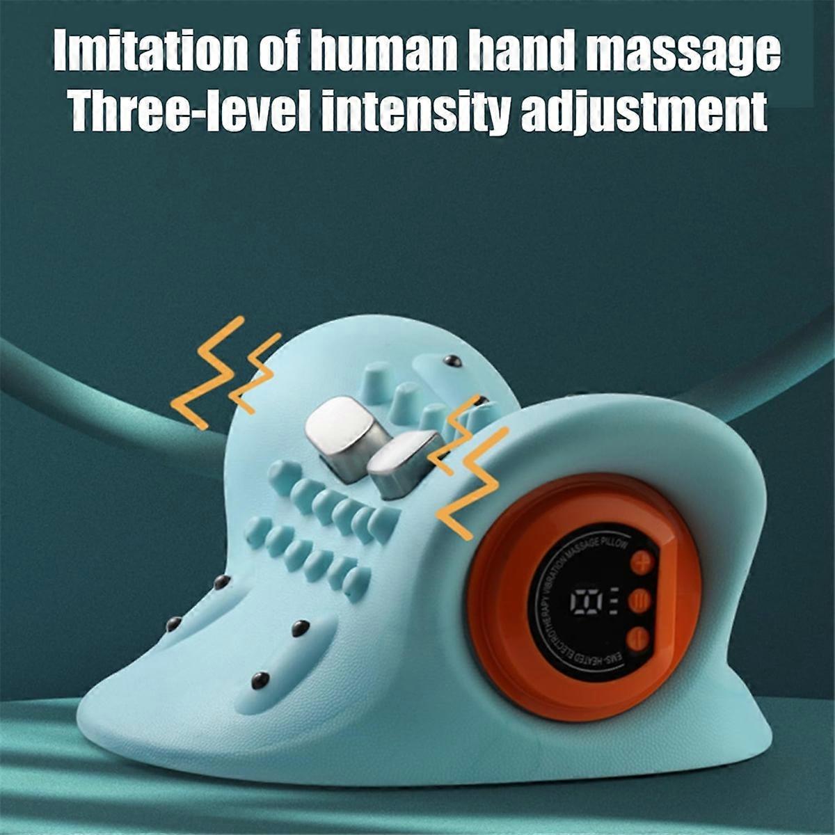 New Therapist Neck Massager, Electric 4D with Heat, Ergonomic Angle for ...