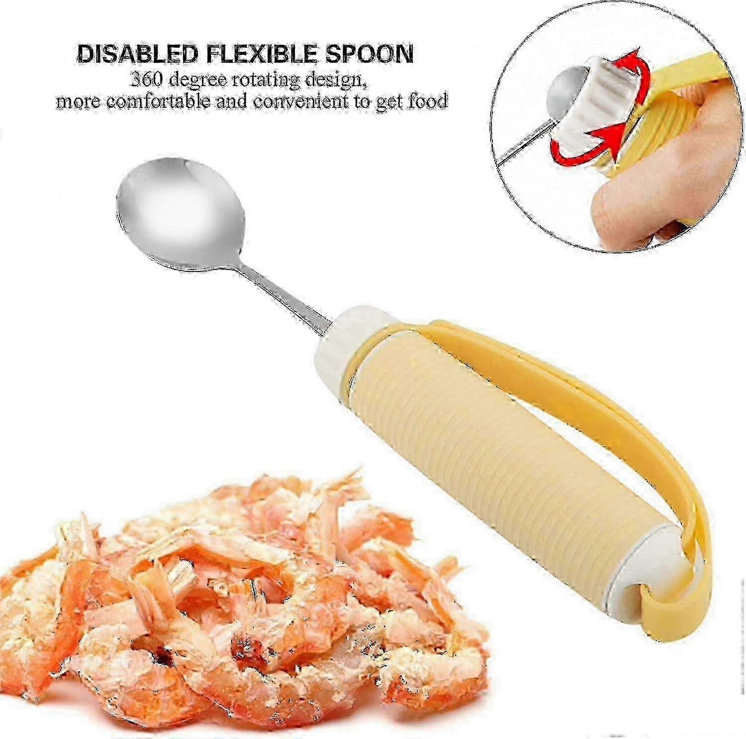 Adaptive Eating Spoon for Parkinson's & Arthritis Patients - Easy Grip ...
