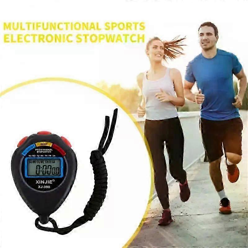 26-27 Waterproof Chronometer Sports Stopwatch Timer Digital LCD ...