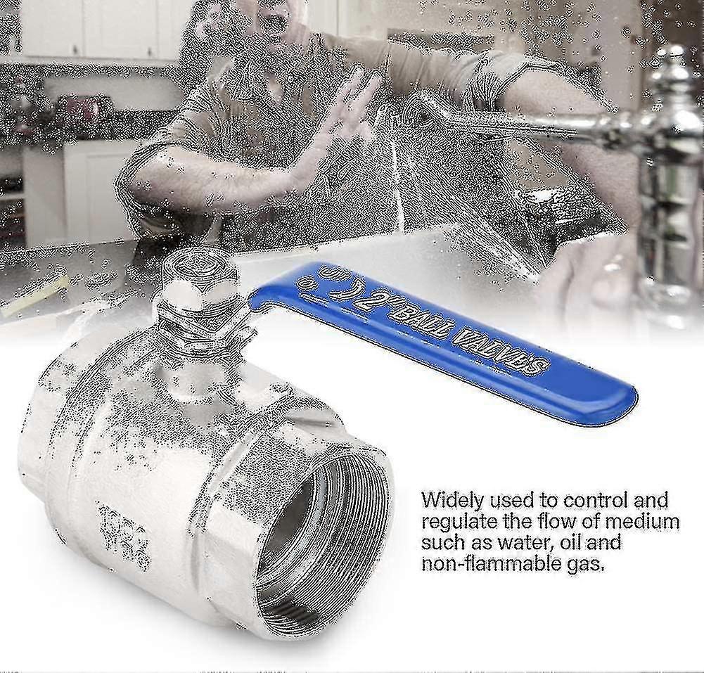 Ball Valves 2" Dn50 Wog Female Thread Two Way Ball Valve 304 Stainless Steel Ball Valve With ...