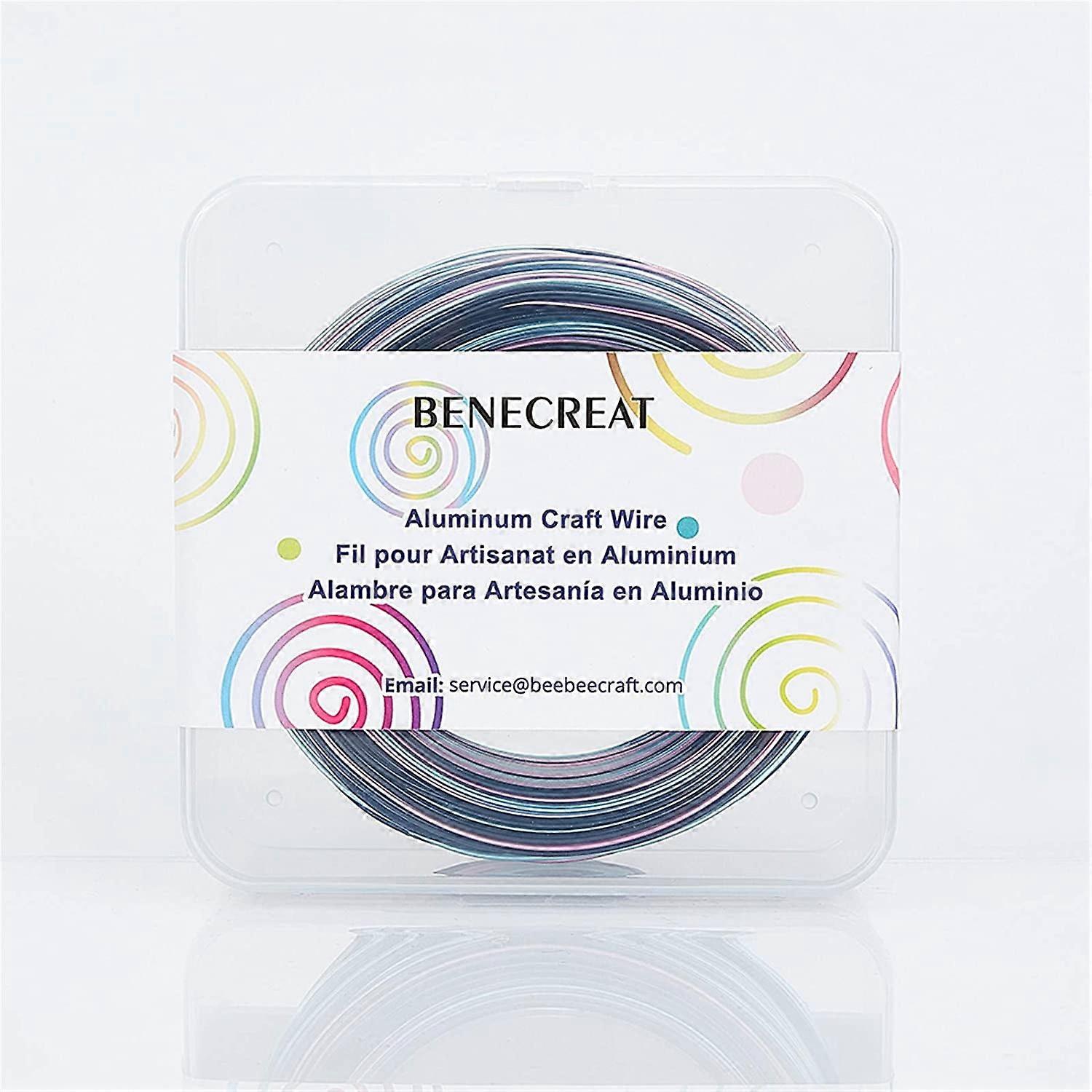 Multicolor Jewelry Craft Wire Gradient Color Aluminum Wire (15 Gauge ...