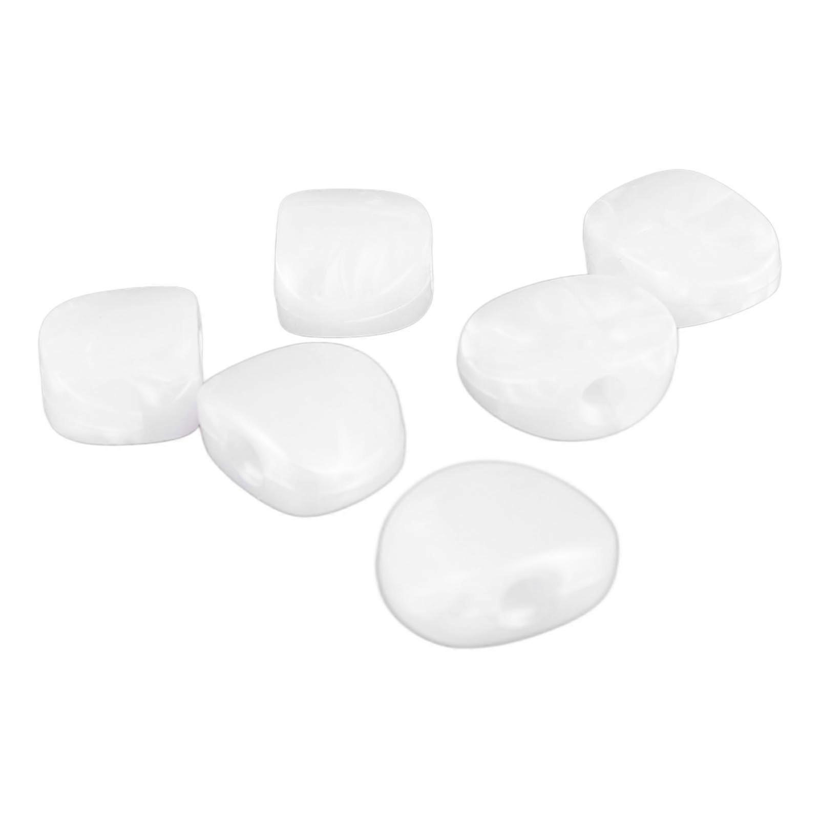 6Pcs Electric Guitar Tuning Peg Key Button Semicircle Shape Folk ...