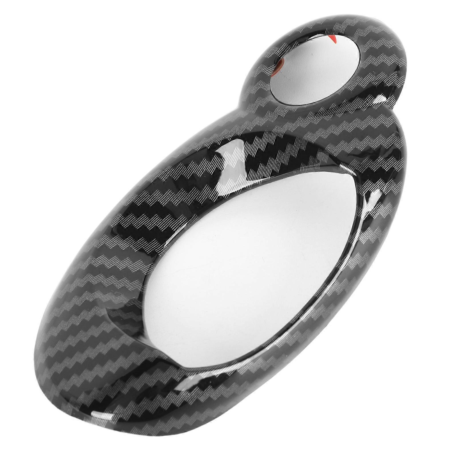 Car Ignition Switch Ring Cover Carbon Grain Smooth Surface Compact ...