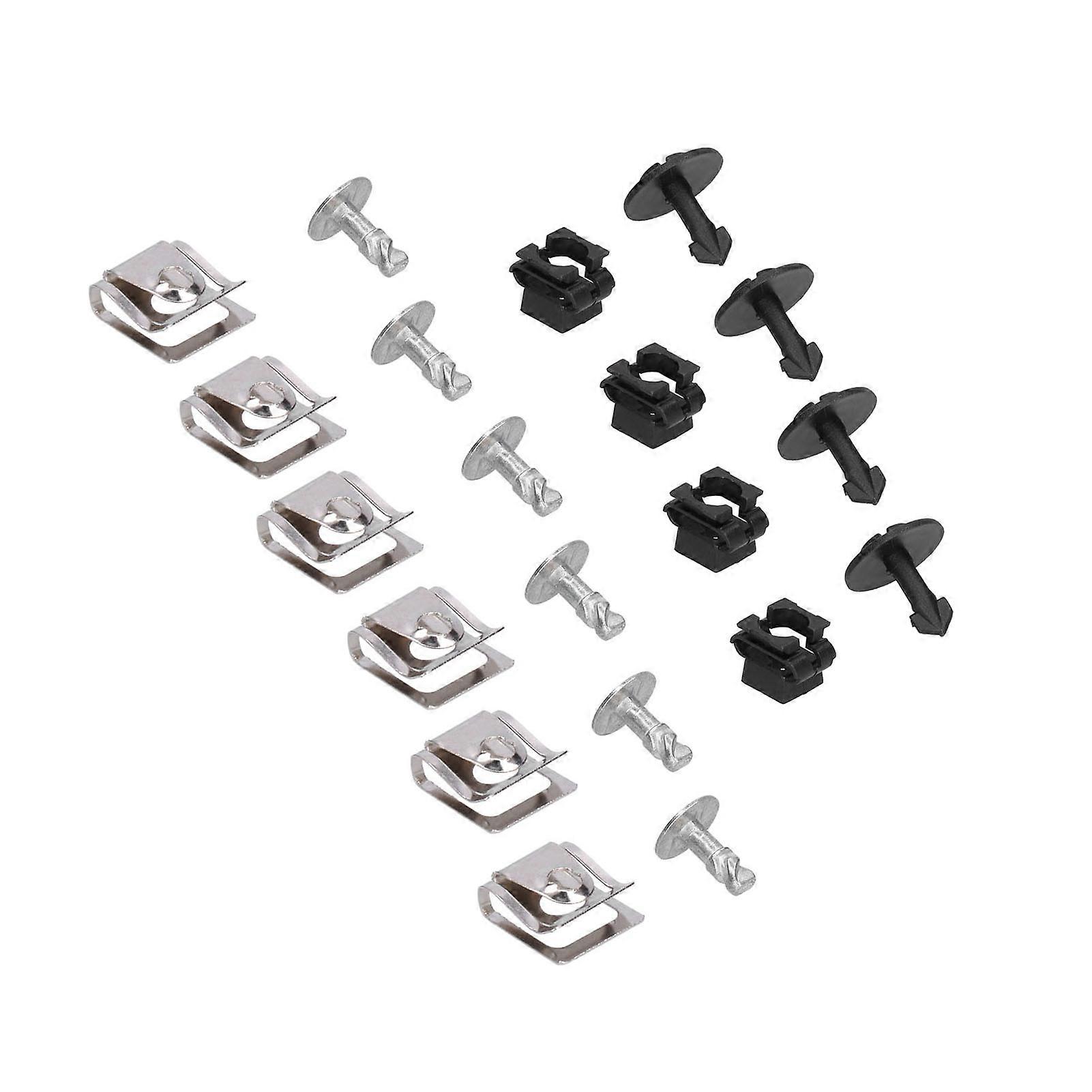Engine Undertray Underbody Shield Fasteners Fixing Clips 4A0805163 Replacement for A3 A4 A6 A8 ...