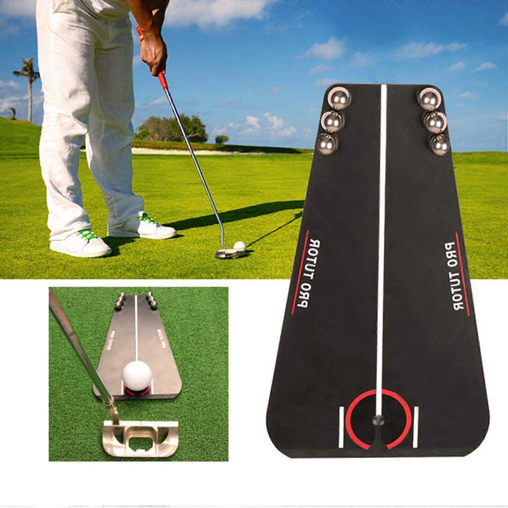 Golf Putting Tutor with Free Zipper Case, Golf Putting Aid Indoor ...