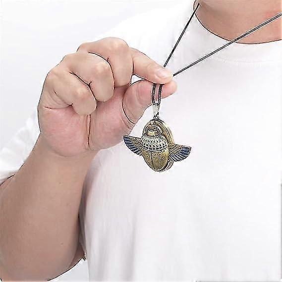 Moon Necklace Egyptian Scarab Compass Pendant-YuJia | Fruugo UK