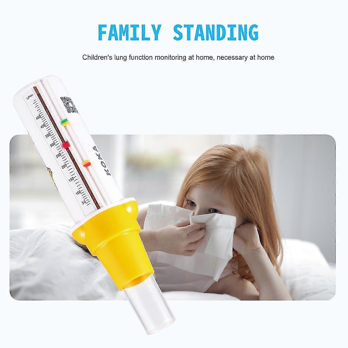 Portable Spirometer Peak Flow Meter Meter Expiratory Flow Asthma ...