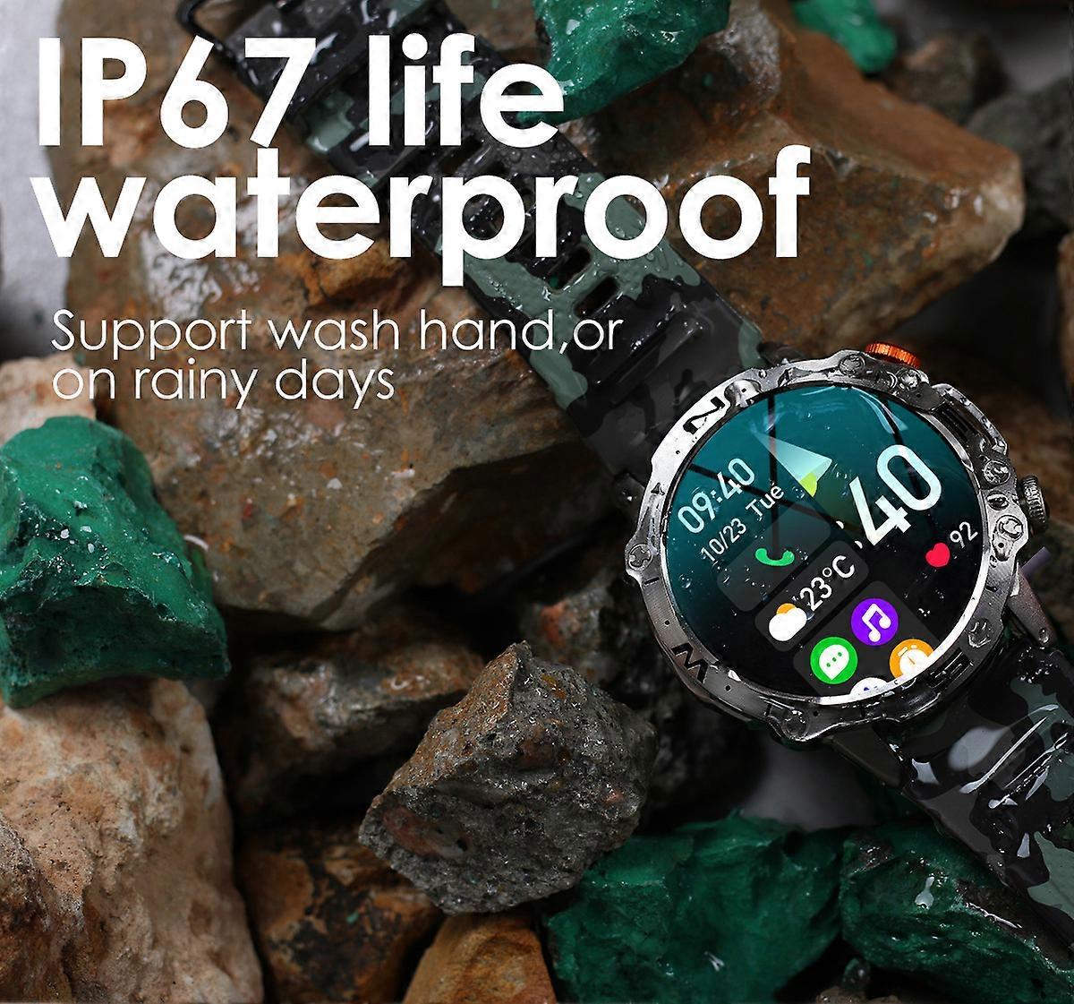 Smartwatch K59 1.43" Amoled Screen Talk Music Weather Multi-sport Heart ...