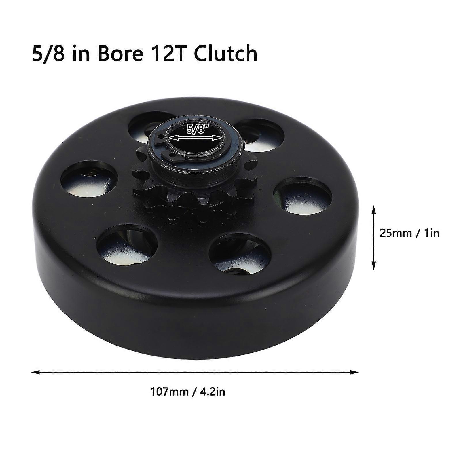 5/8in Bore 12 Tooth Go Kart Clutch Centrifugal Clutch with 35 Chain for ...