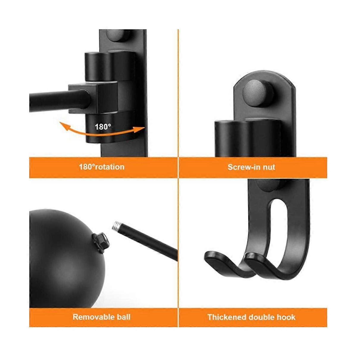 Bicycle Helmet Rack 180 Degree Rotation Helmet Rack Motorcycle Helmet ...