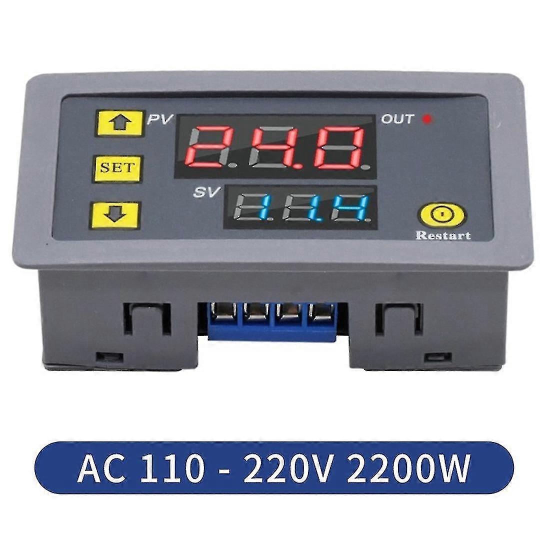 Digital Time Delay Relay Led Display Cycle Timer Control Ac110-220v KIT | Fruugo UK