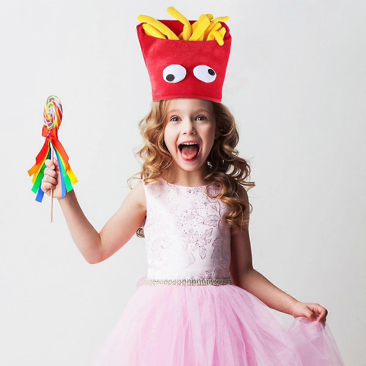 1pc Halloween Hat Headpiece Costume Party French Fries Shape Hat Photo ...