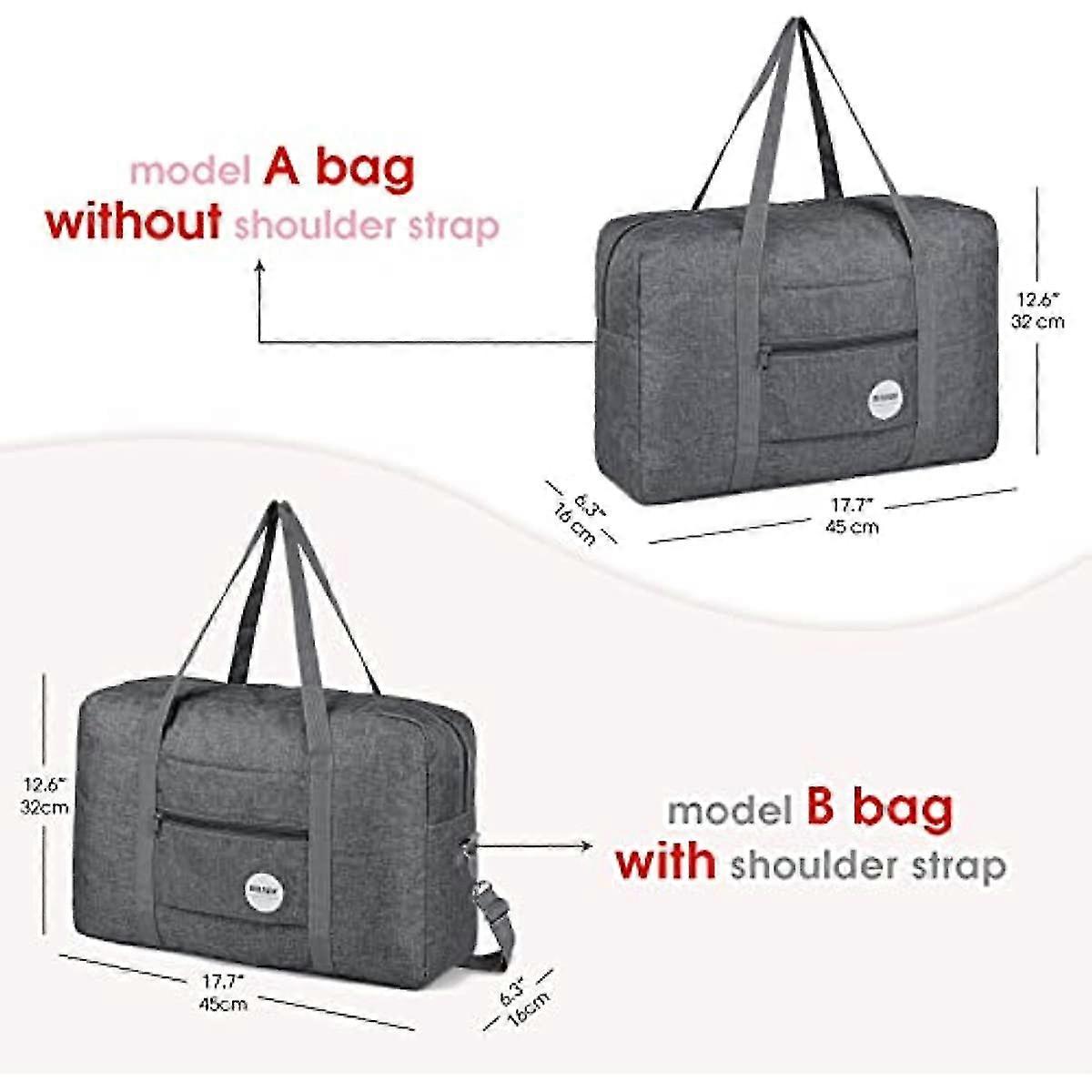 Cabin Bag 45x36x20 For Easyjet Airlines Underseat Travel Bag Holdall ...