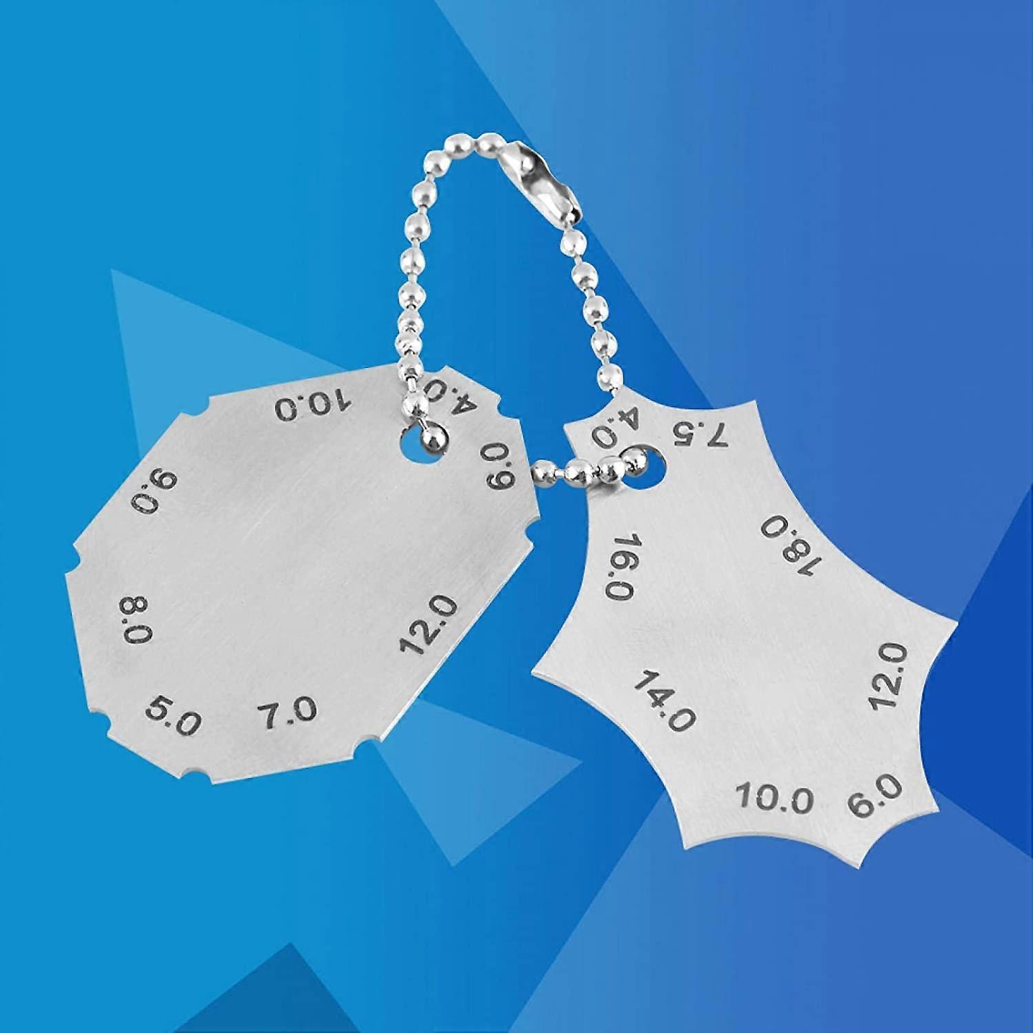 Welding Gauge, Fillet Weld Tee Joint Welding Throat Depth Leg Length ...