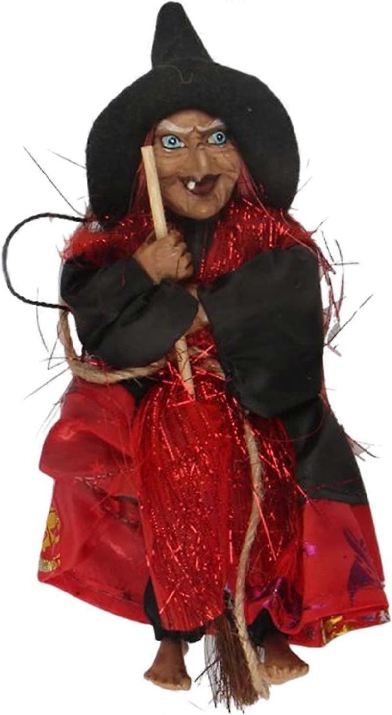 Witch Ornaments Props Toy Scene Layout Flying Witches Decor Figure for ...