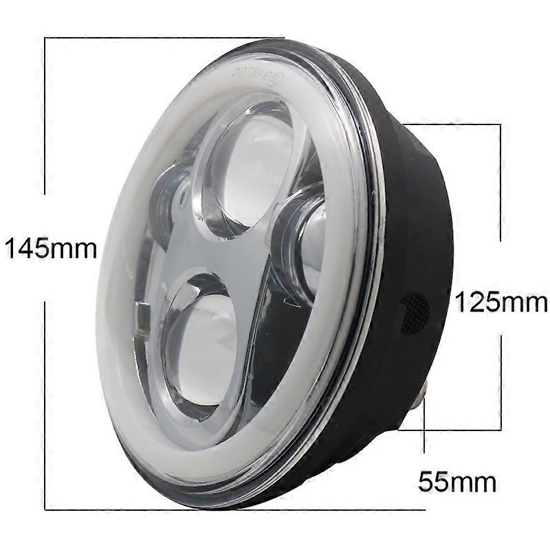 Motocross 5.75 inch LED Headlight Vehicle Lighting For Honda Shadow VT ...
