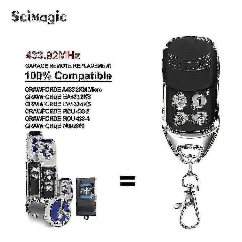 3 pcs Normstahl Craw Compatible Garage Remote - Normstahl Ea433 Remote Control Garage Door 433 ...