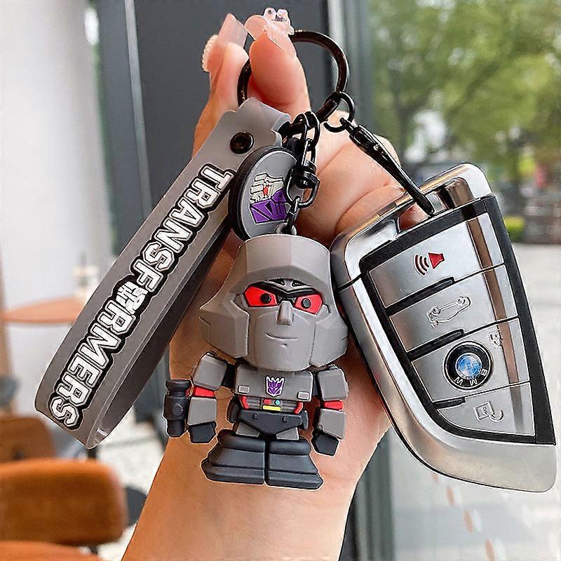 Cartoon Movie Transformer Key Chain Optimus Prime bumblebee robot Key ...