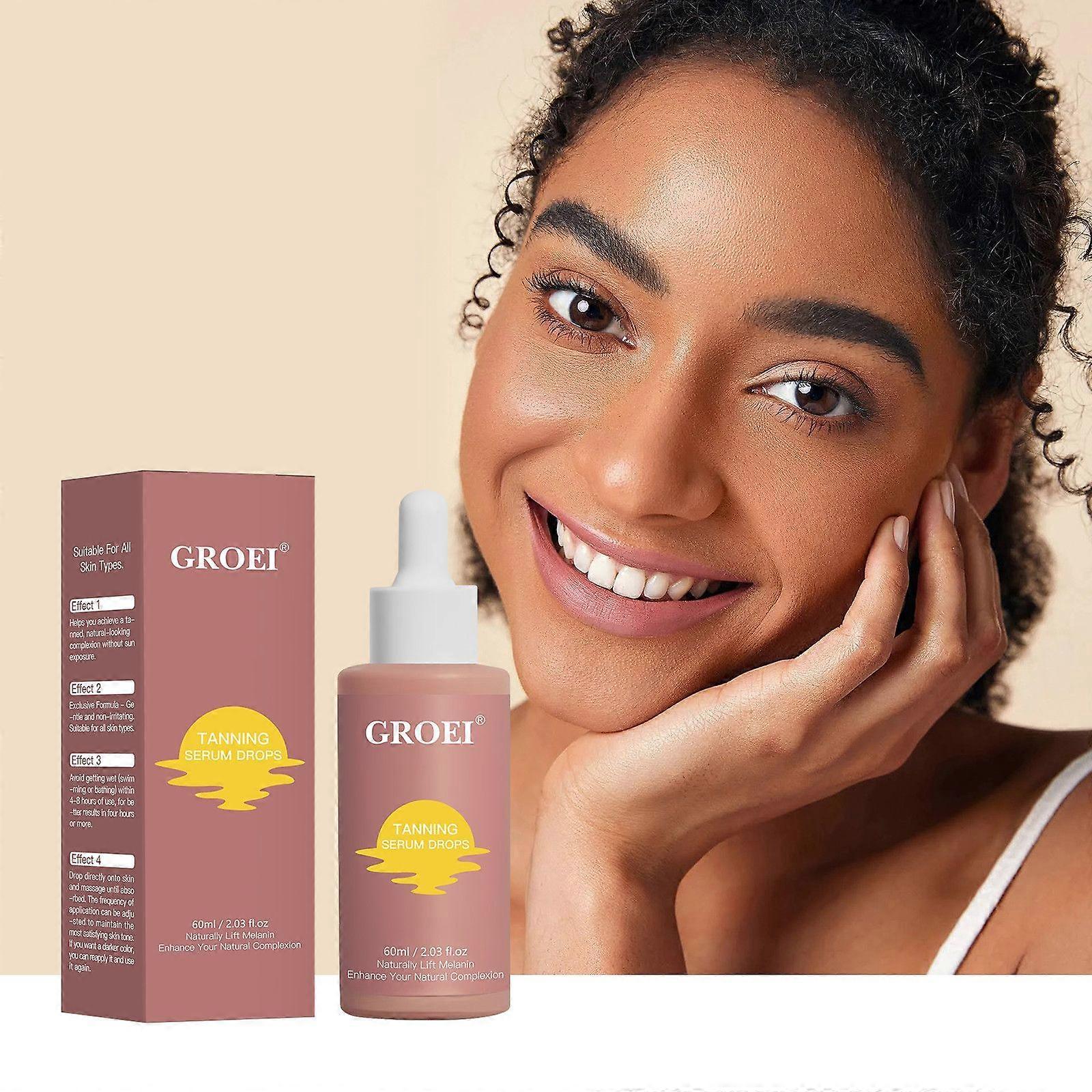 Sunless Tanning Drops,Melanin Drops,Self Tanning Drops for Dark Fake ...