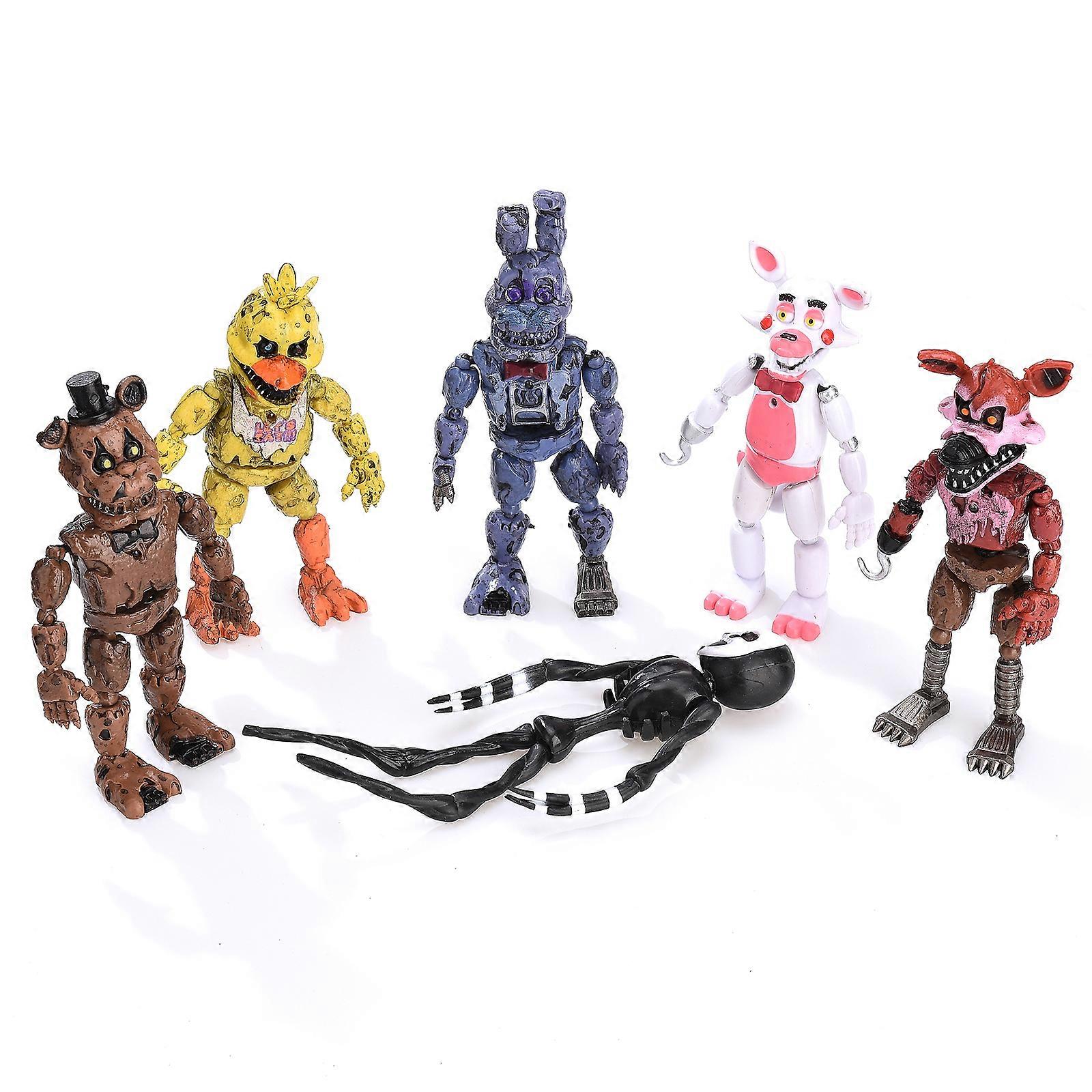 Fnaf Action Figures Set Of 6 Five Nights At Freddys Toys Dolls