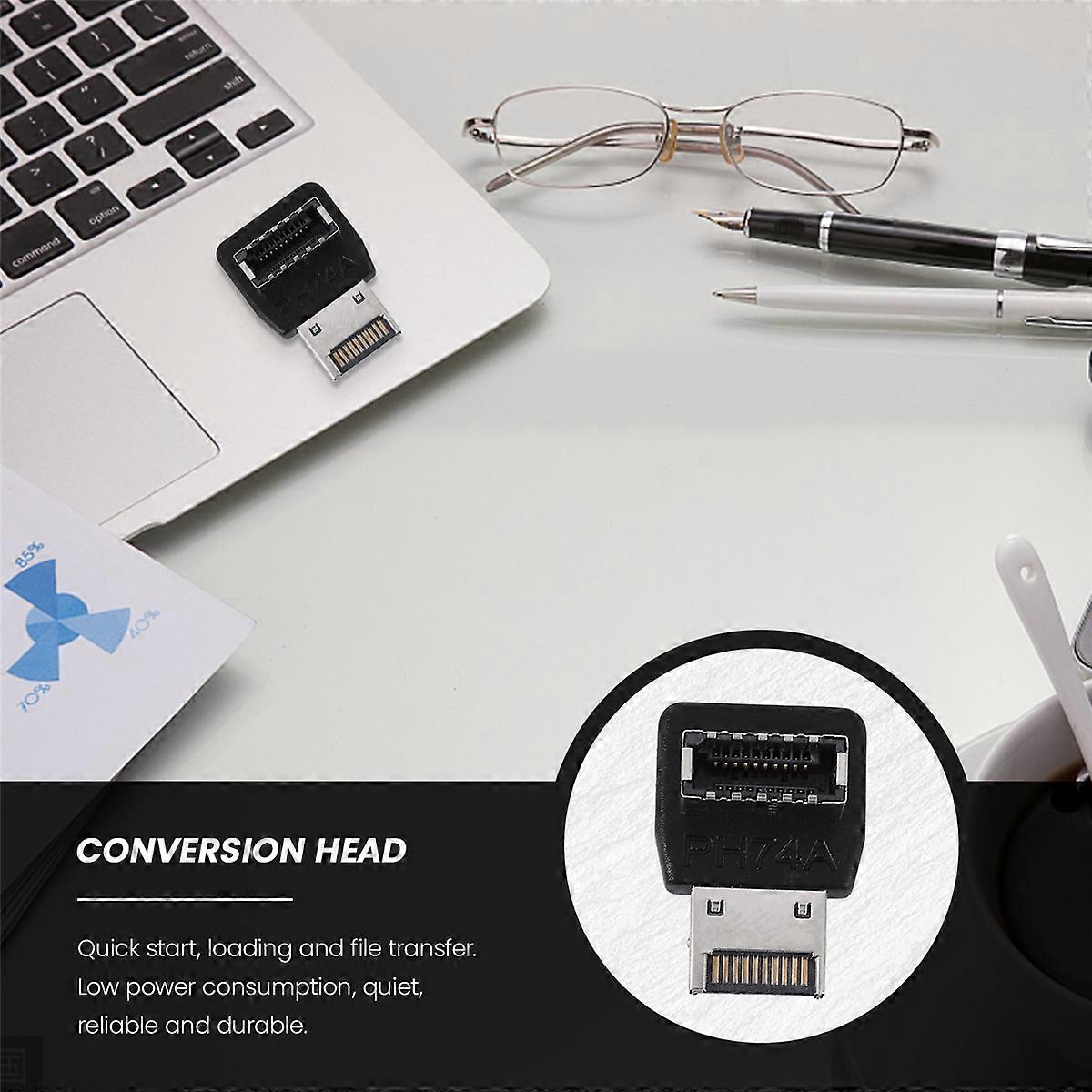 Computer Motherboard Type-E USB 3.1 Type-E Interface 90 Degree Steering ...