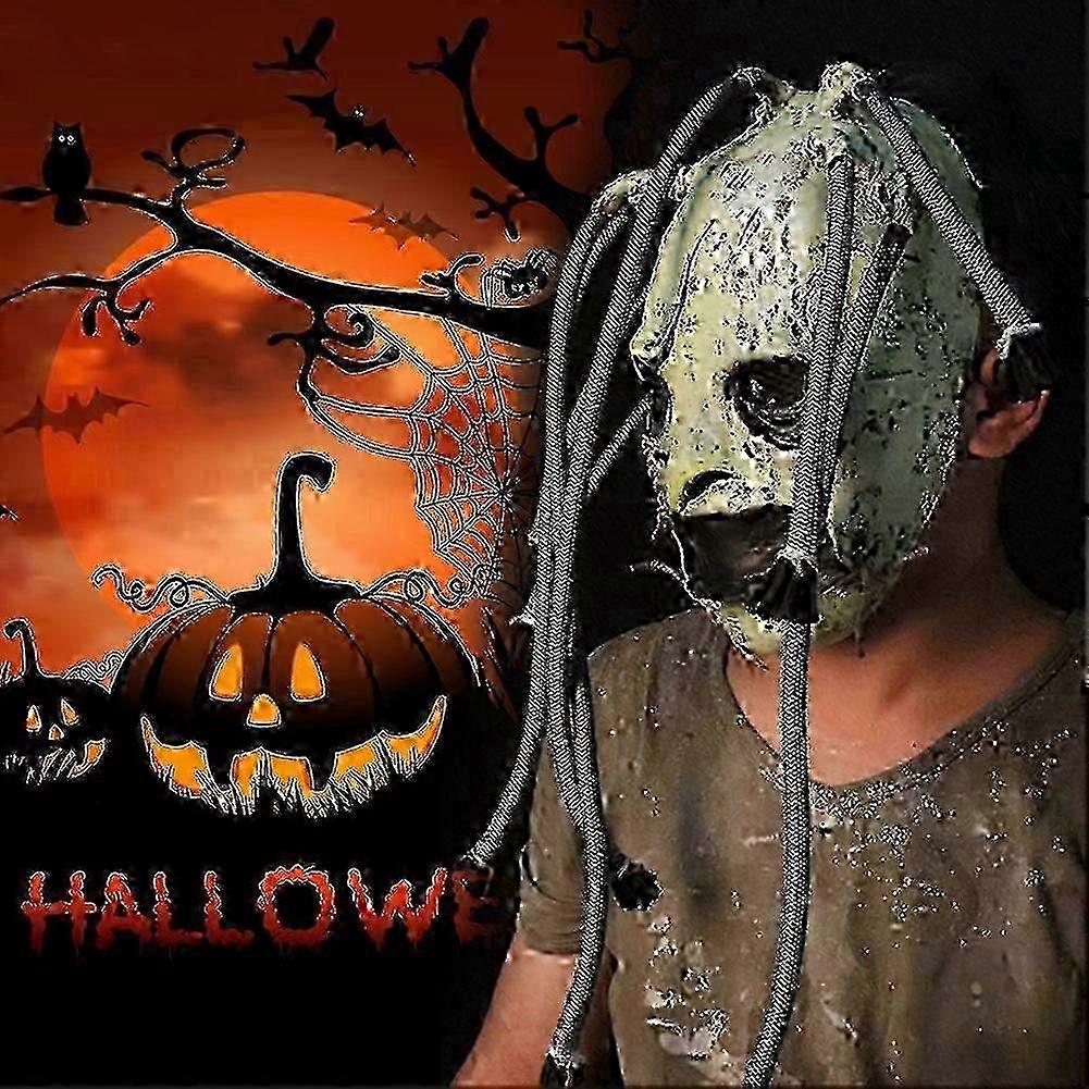 Slipknot Mask Horror Latex Grimace Tree Mask Realistic Cosplay Props ...
