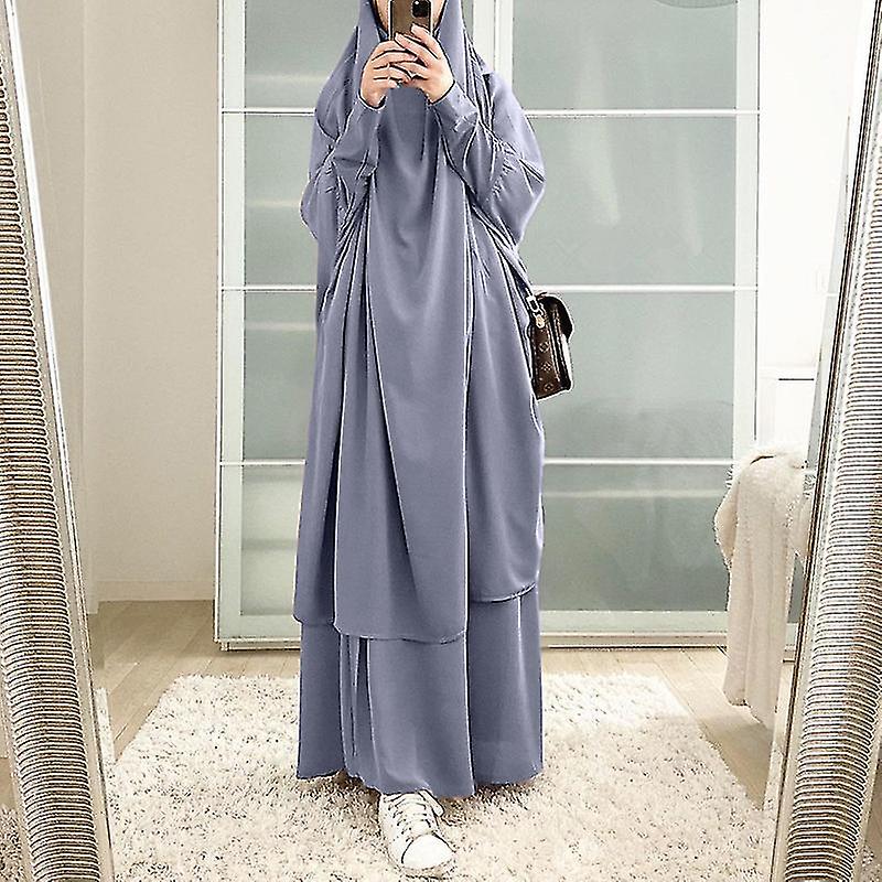 Uae Saudi Solid Robe Dress Hooded Suit Ethnic Wear | Fruugo UK