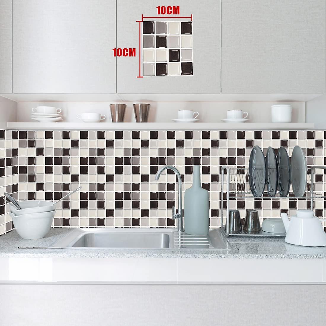 20PCS Self Adhesive Backsplash Wall Stickers For Kitchen Self Adhesive ...