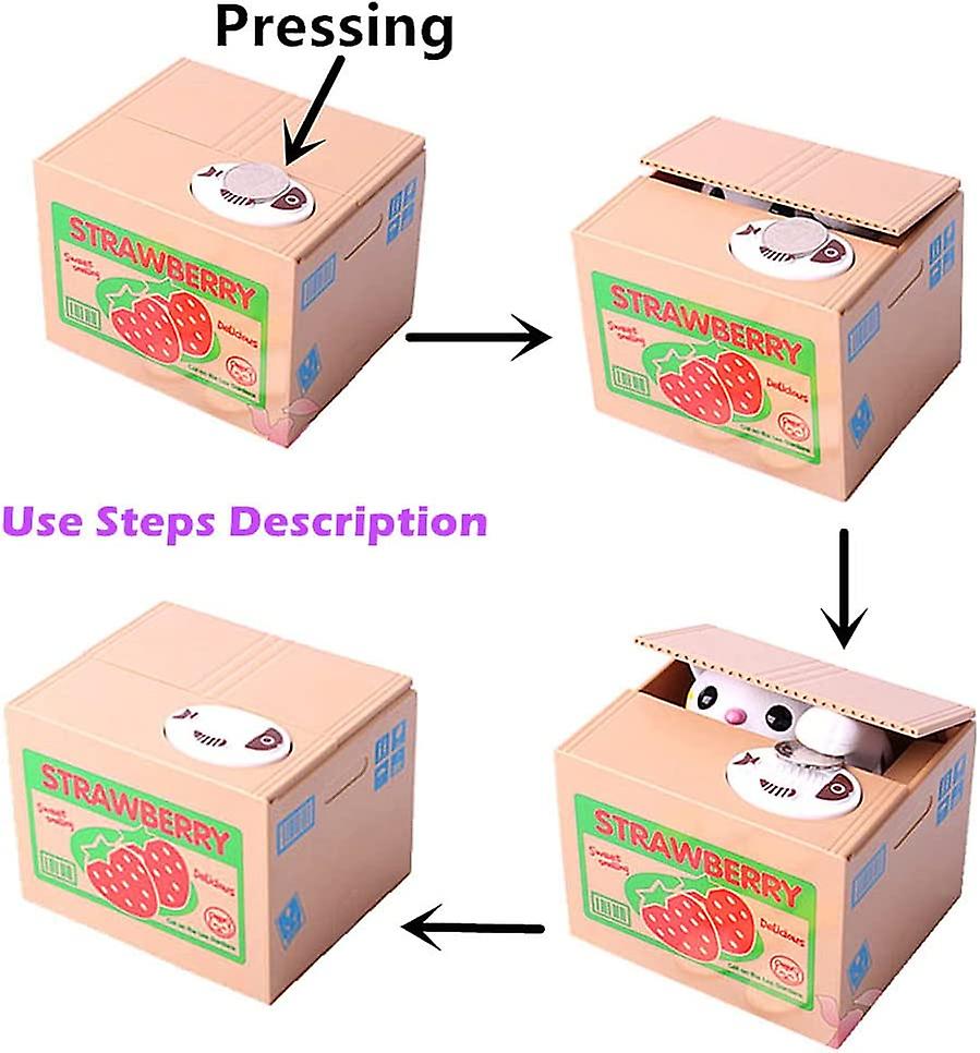 Saving Money Box,vocal Mischief Stealing Coin Piggy Bank Coin Storage ...