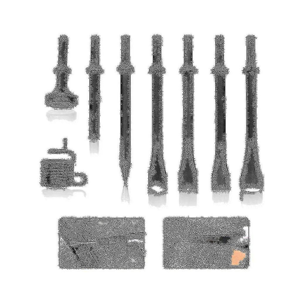 8pc Air Chisel Head Set Pneumatic Chisel Air Hammer Punch Chipping Tool ...