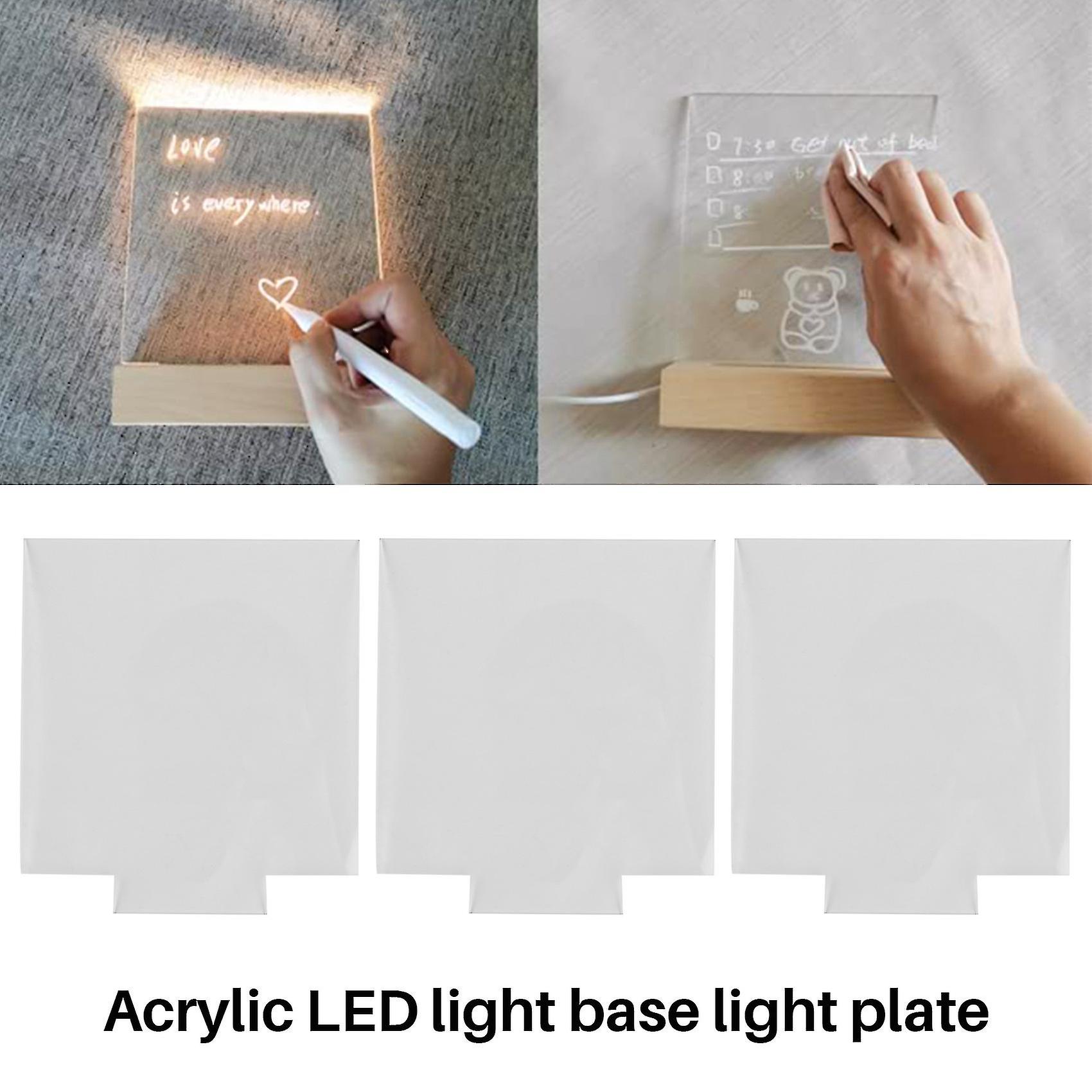 Acrylic Sheet Clear Cast For Led Light Base Table Signs Diy Display ...