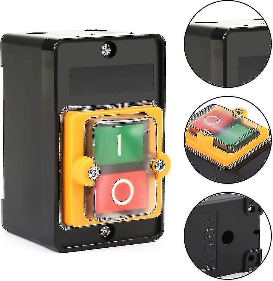 Pcs Machine Switch, Machine Pushbutton Switch Ac 220v/380v 10a On/off ...