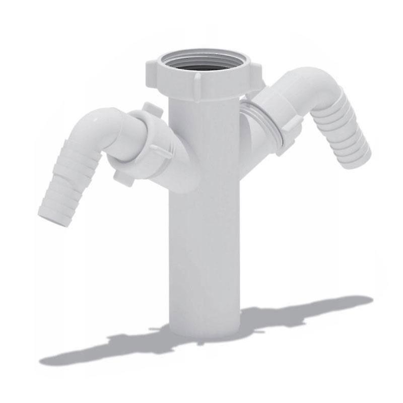 Drain Waste Trap Pipe Connector 1 1/2" BSP x 40mm with Double ...