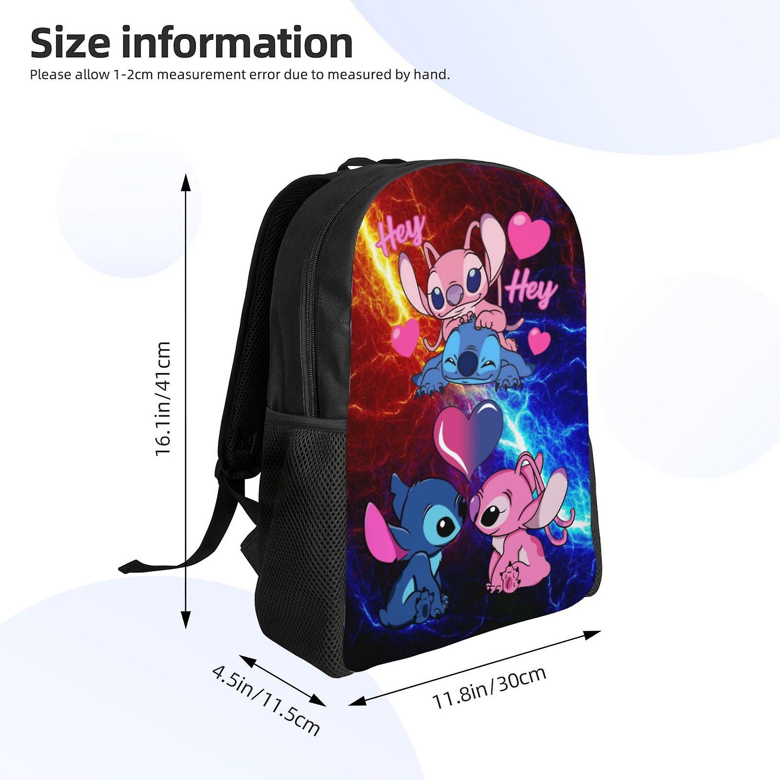 Kids Stitch Backpack 3D Print Cartoon Anime Backpacks Teenagers ...