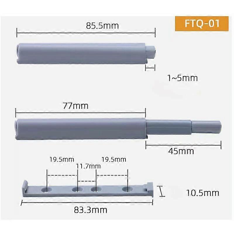 Push to open magnetic latches Push-open magnetic latches open and close ...