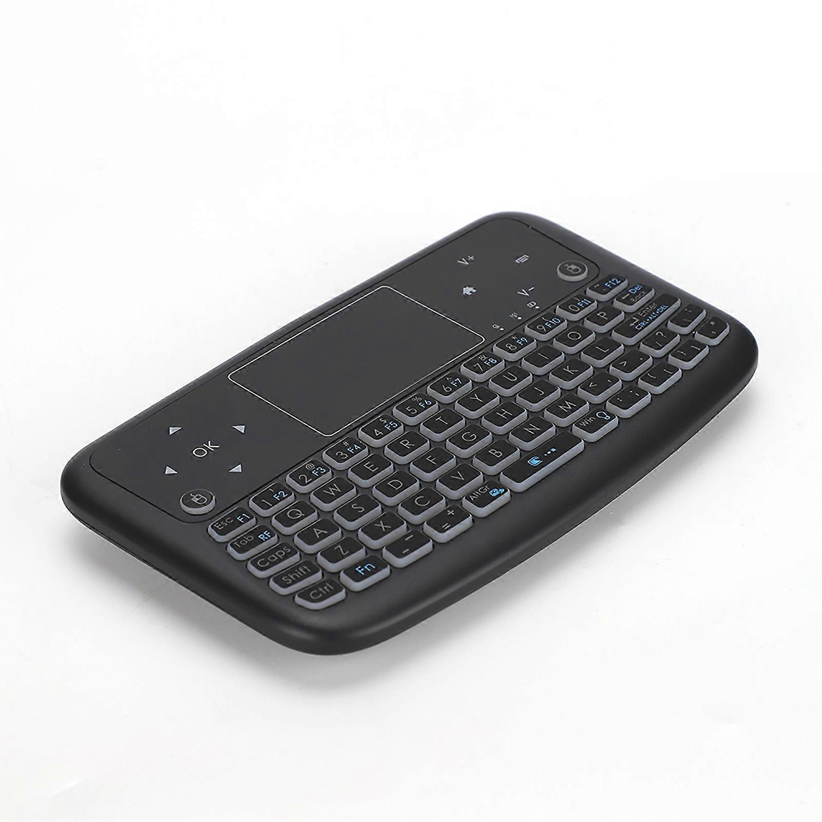 Mini Touch Flat Backlight 2.4G Button Wireless Keyboard Left and Right ...