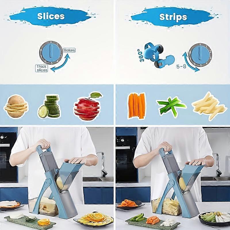 GENAI Multifunctional Mandoline Slicer - Semi-Automatic Vegetable ...