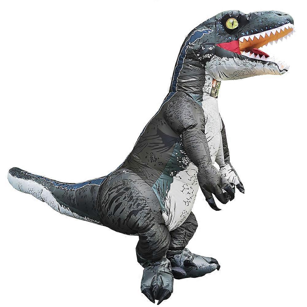 Adult Velociraptor Cartoon Carnival Suit Cosplay Raptor Inflatable ...