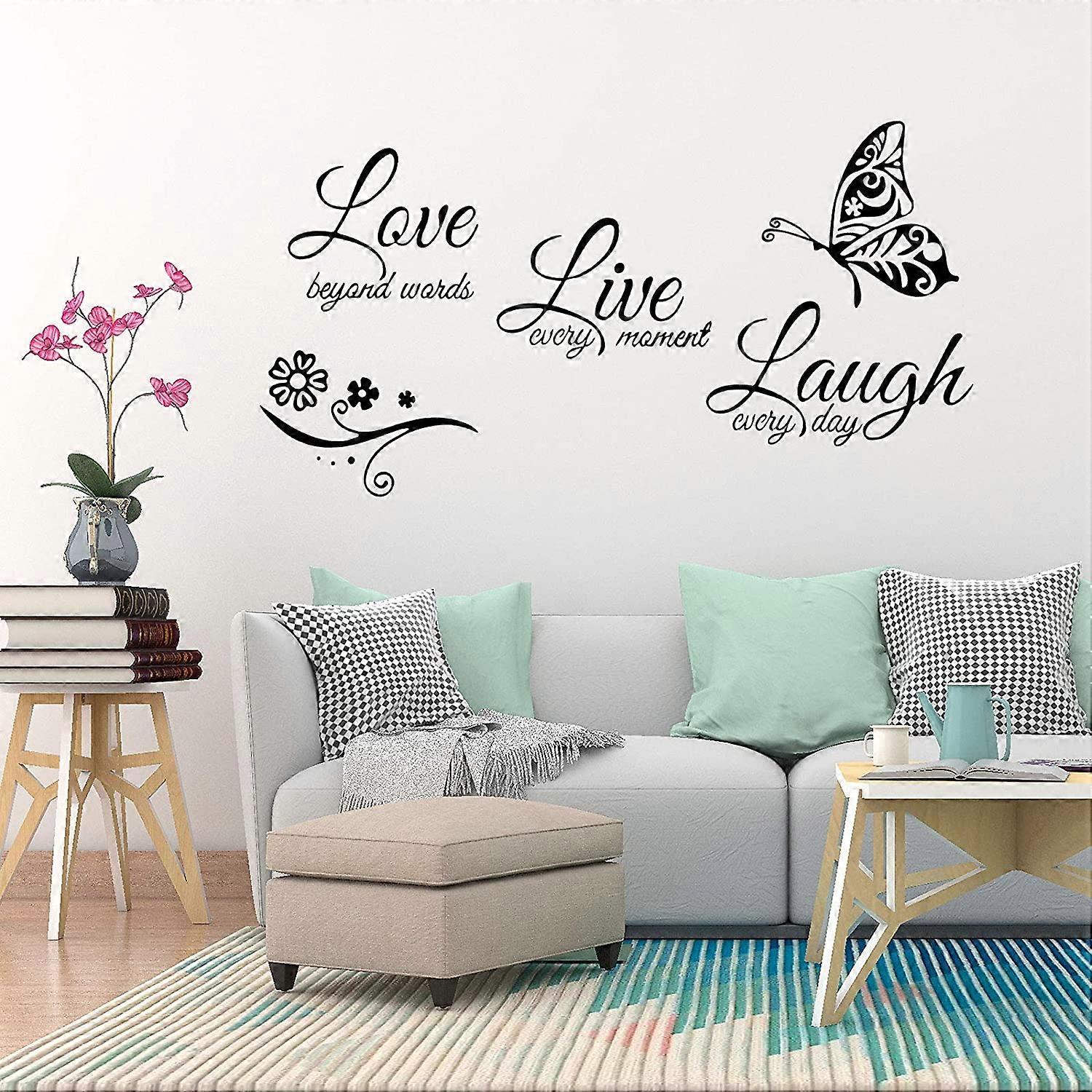 Family Wall Stickers, Quotes Saying Words Art Decor, Text Wall Sticker ...