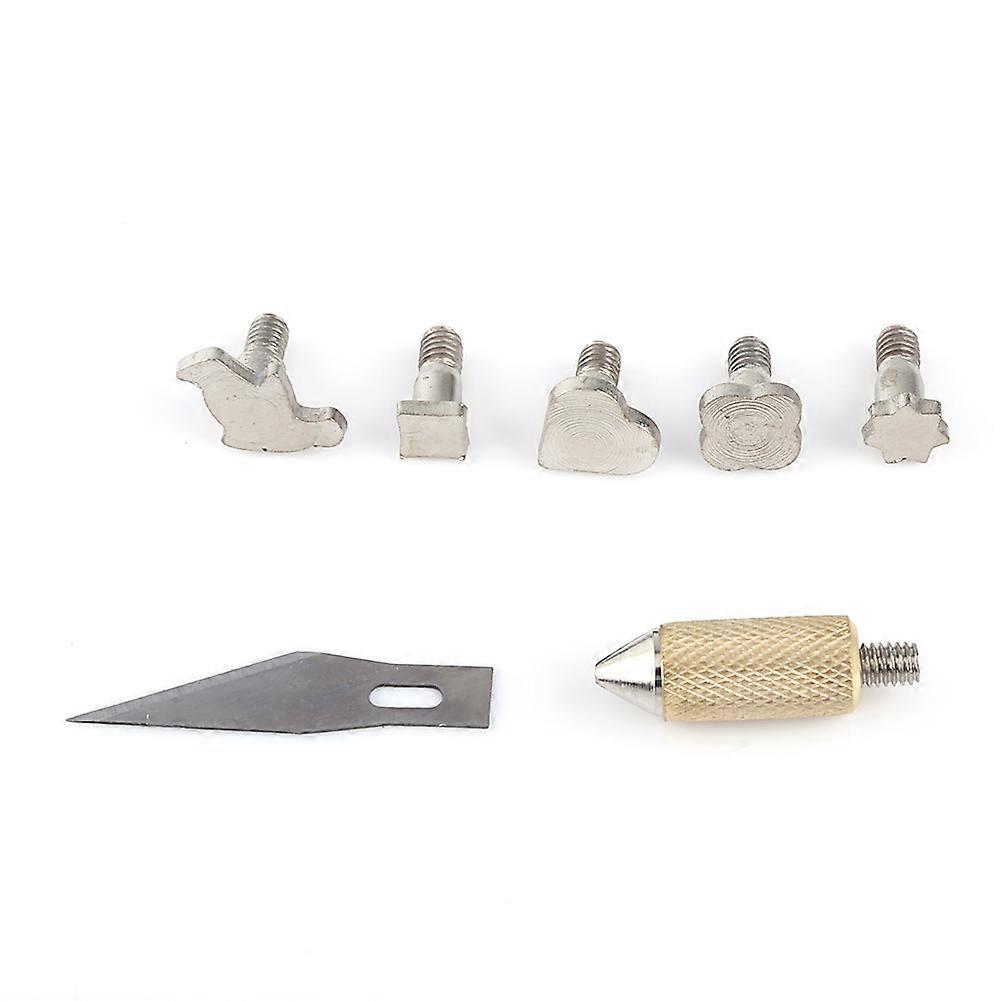 1 Set Pyrography Wood Working and Soldering Tips Alphabet Numbers ...