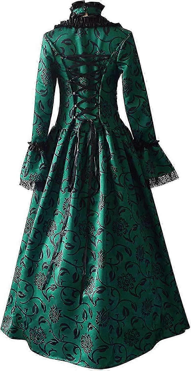 Halloween Renissance Dresses Women's Dress Plus Size Medieval Ball ...