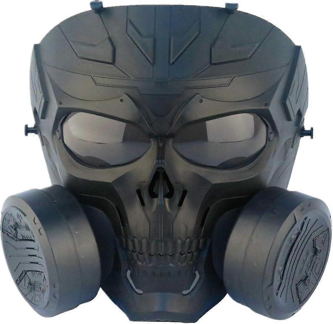 Painball Mask, Tactical Full Face Dummy Gas Style Mask Skull Cs Mask ...