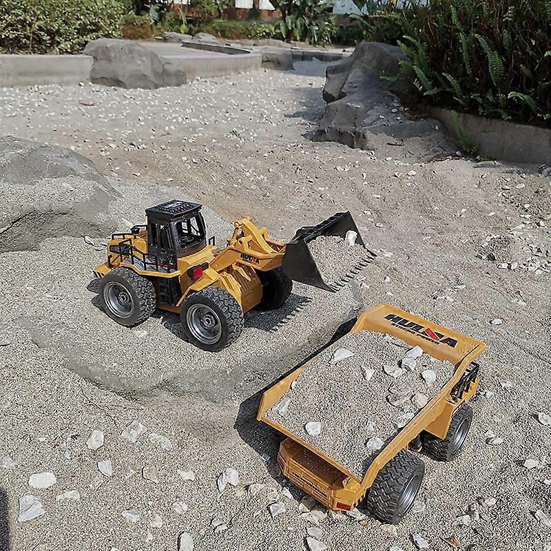 RC Car Truck Bulldozer Wheel Shovel Loader Tractor Model Engineering ...